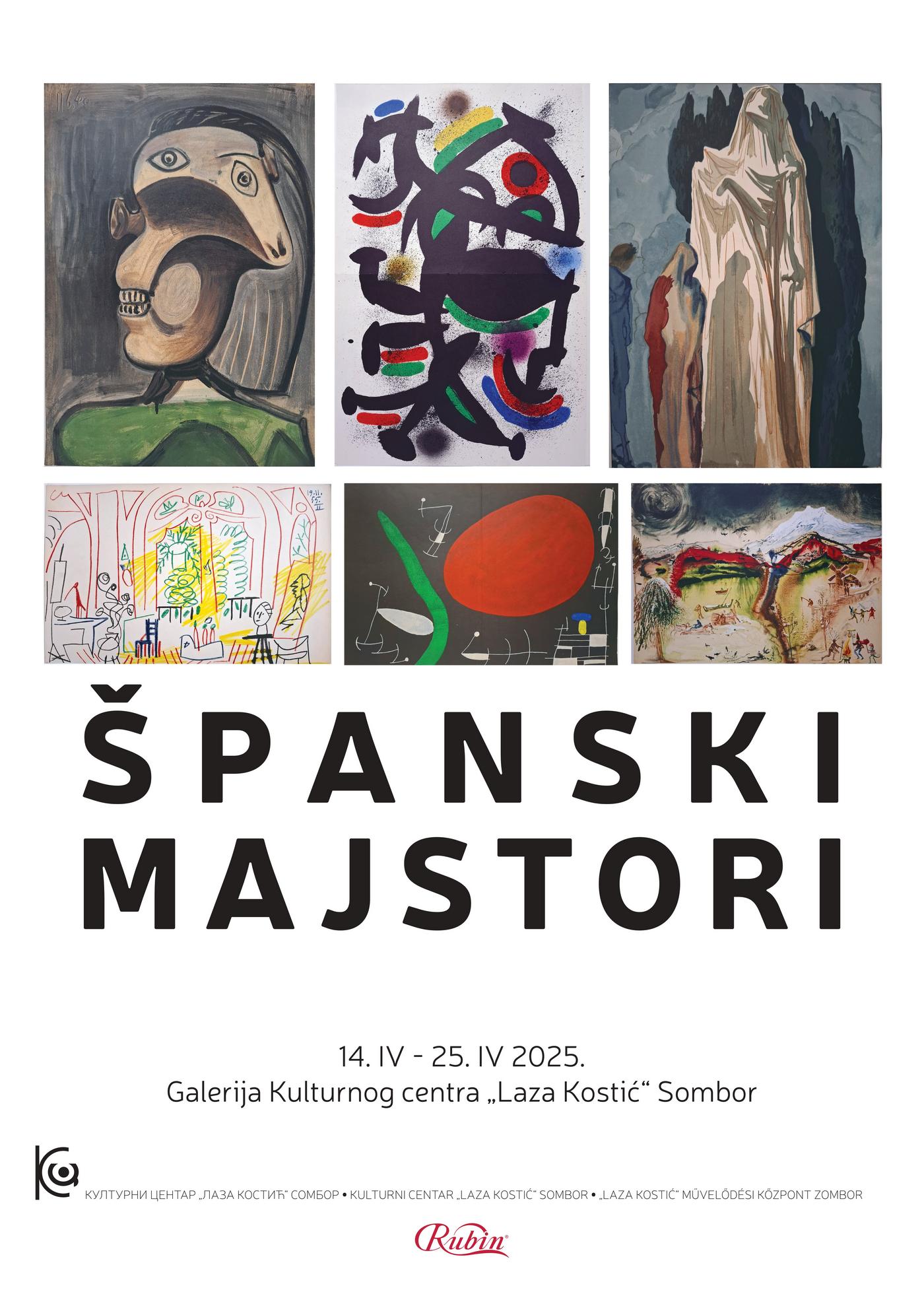 Svečano otvaranje izložbe „Španski majstori“ – Pablo Pikaso, Huan Miro ...